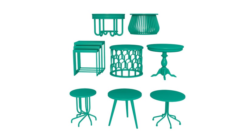 Coffee Table Collection Stl File / Printable Stl File for 3d Printers ...