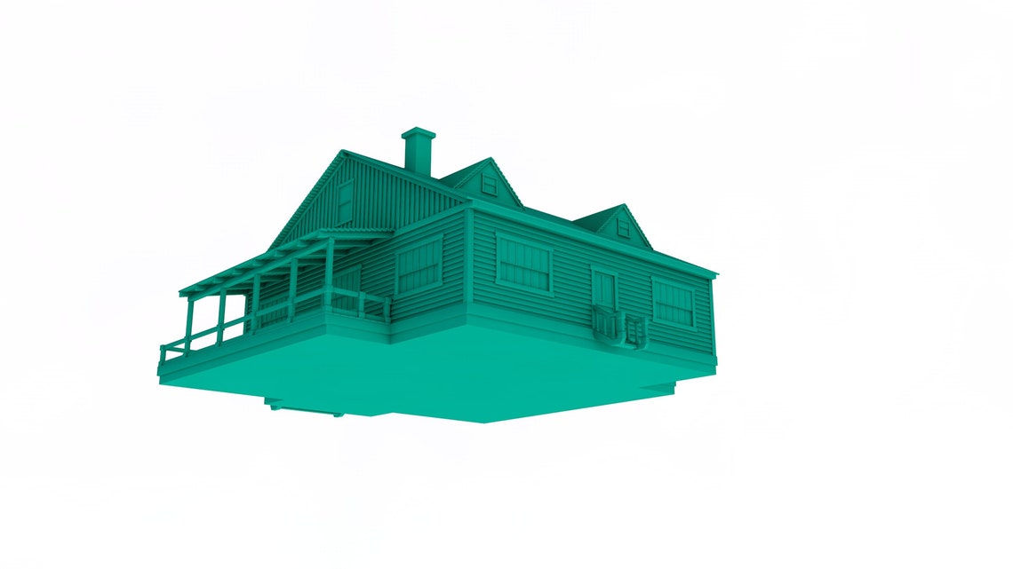 Western House Stl File / Printable Stl File for 3d Printers, Home ...