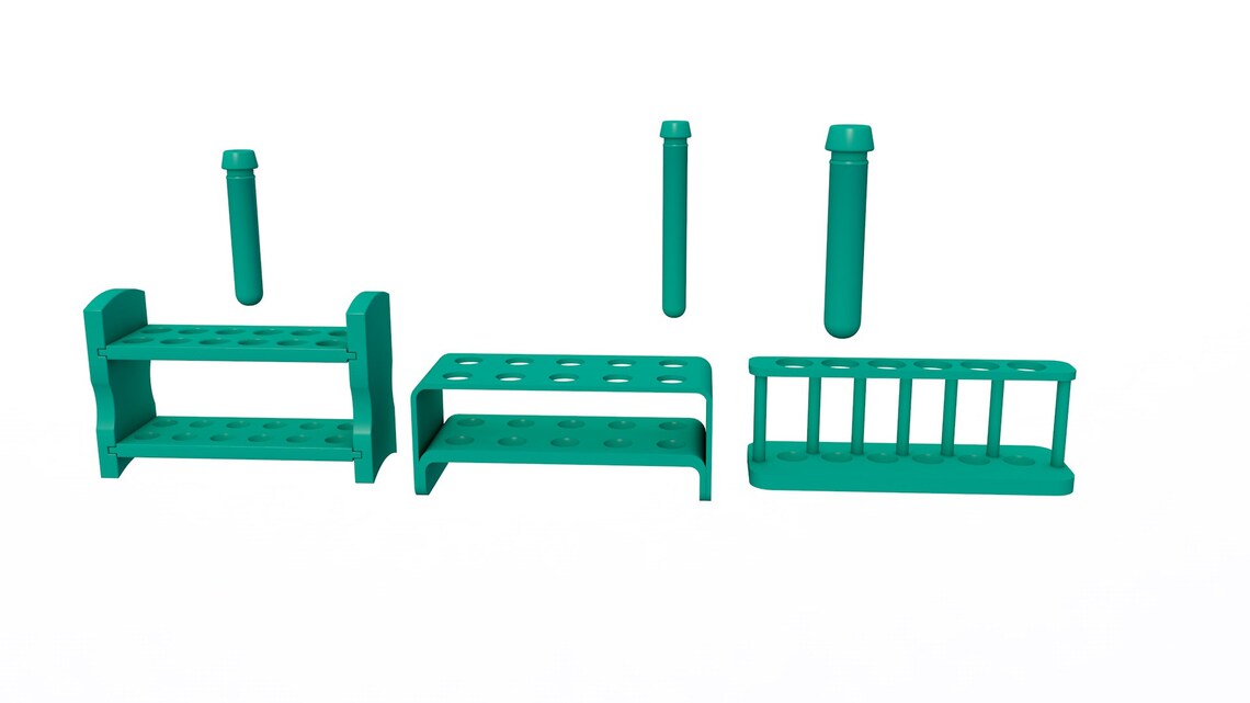Medical Test Tubes Stl File / Printable Stl File for 3d Printers, Home ...