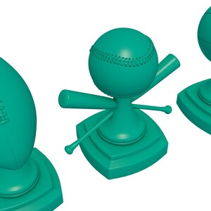 Trophy Collection Stl File / Printable Stl File for 3d Printers, Home ...