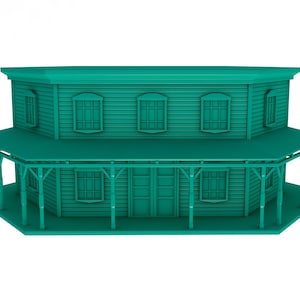 Western House Stl File / Printable Stl File for 3d Printers, Home ...