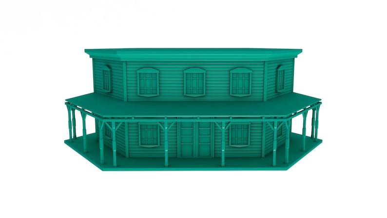 Western House Stl File / Printable Stl File for 3d Printers - Etsy