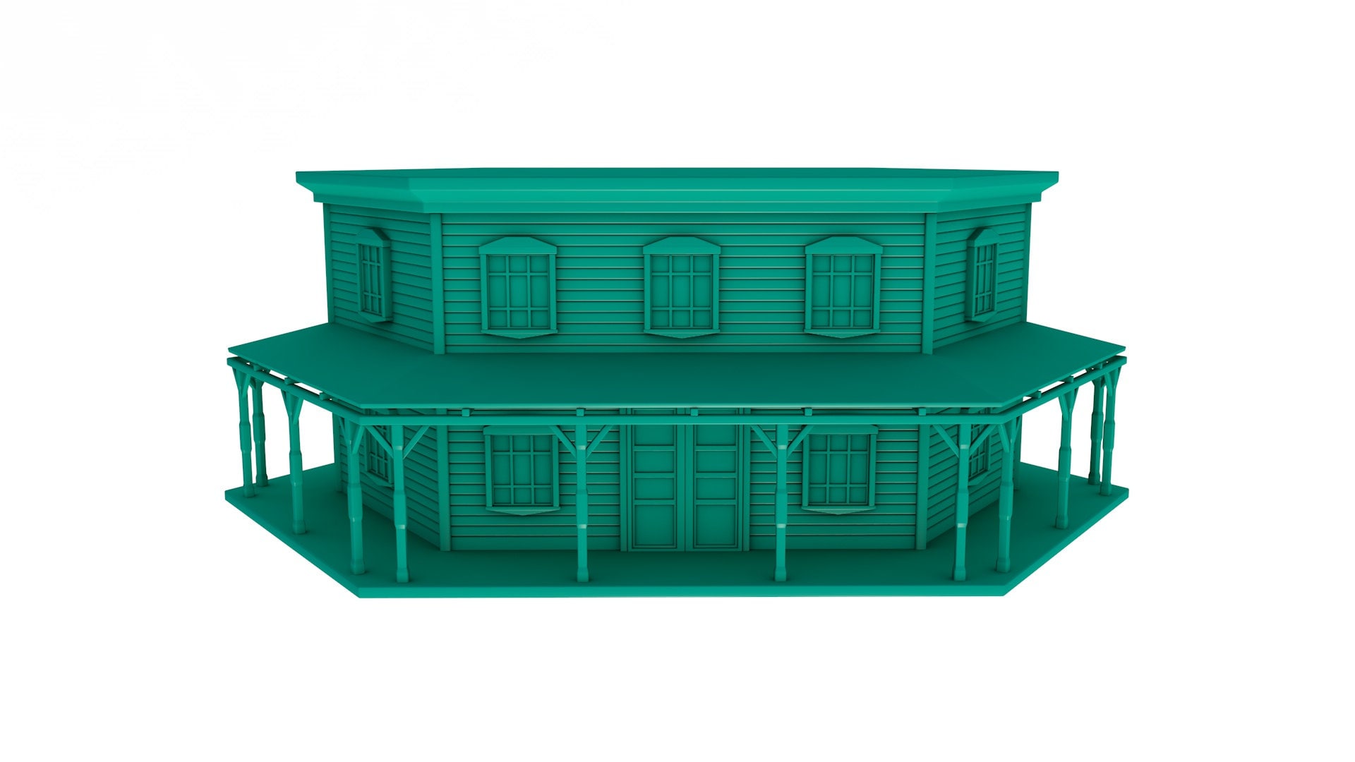 Western House Stl File / Printable Stl File for 3d Printers - Etsy