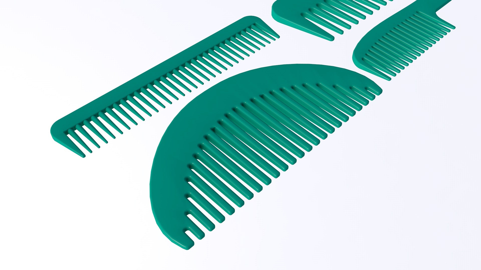 Wide Tooth Hair Comb Stl File / Printable Stl File for 3d Printers ...