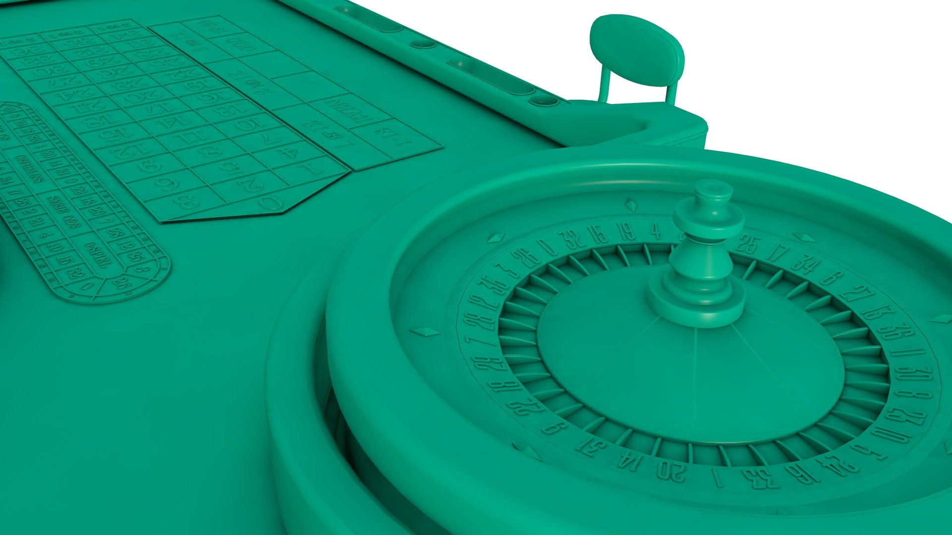 Roulette Table Stl File / Printable Stl File for 3d Printers, Home ...