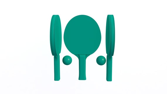 Table Tennis Paddles Stl File / Printable Stl File for 3d - Etsy