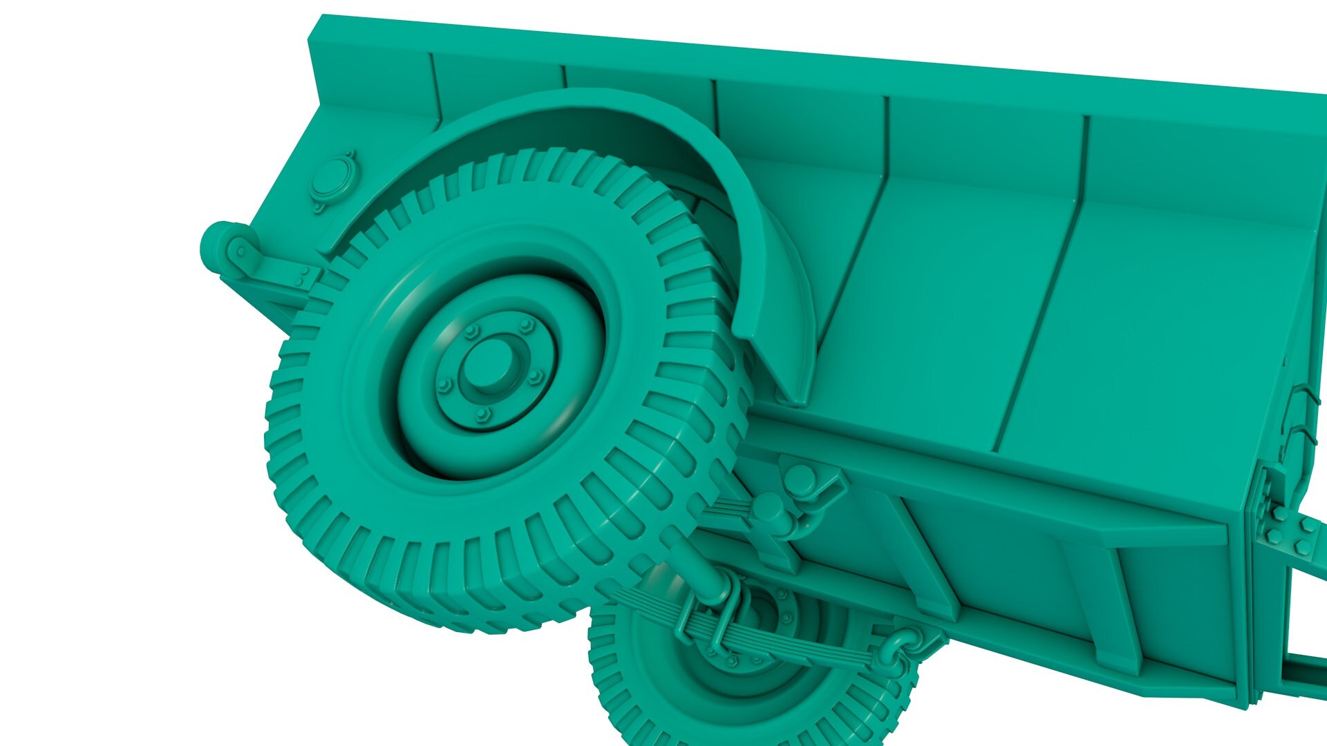 Military Jeep Trailer Stl File / Printable Stl File for 3d Printers ...