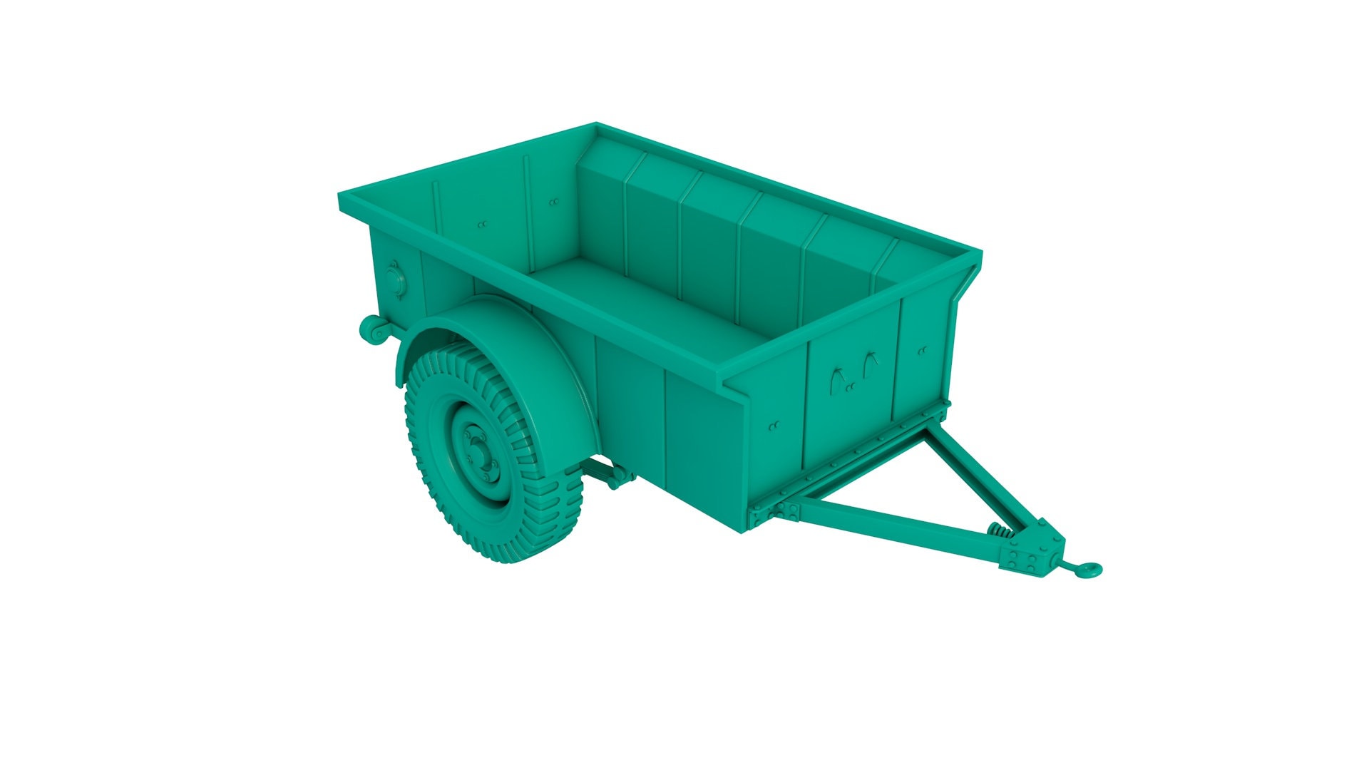 Military Jeep Trailer Stl File / Printable Stl File for 3d Printers ...