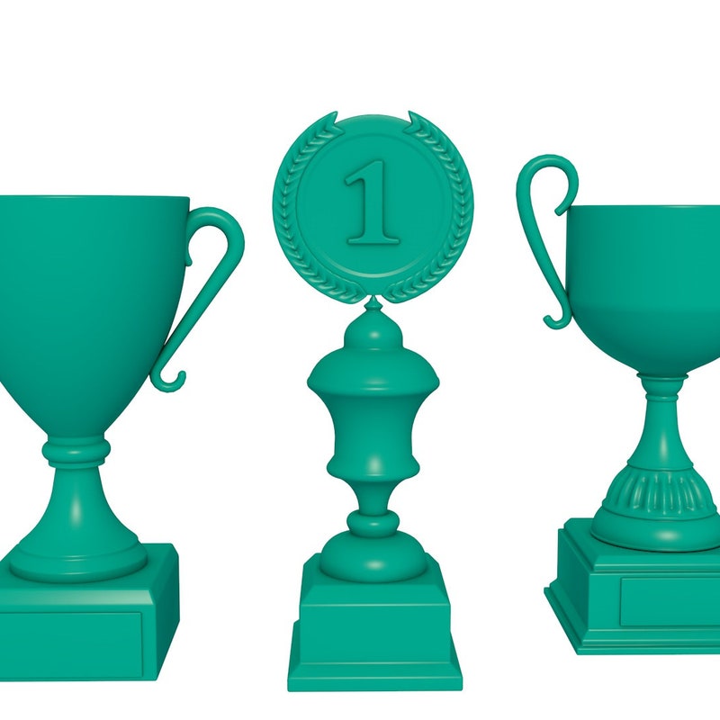 3d Printed Trophy Cups - Etsy