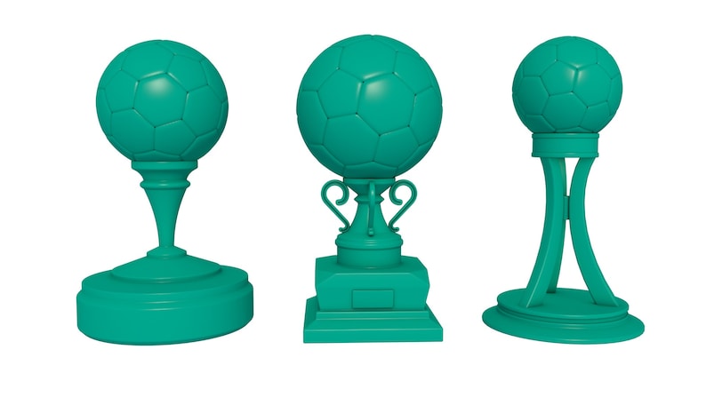 Soccer Trophy Stl File / Printable Stl File for 3d Printers, Home ...