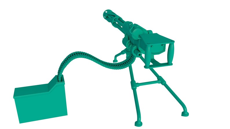 Minigun Stl File / Printable Stl File for 3d Printers, Home Decoration ...
