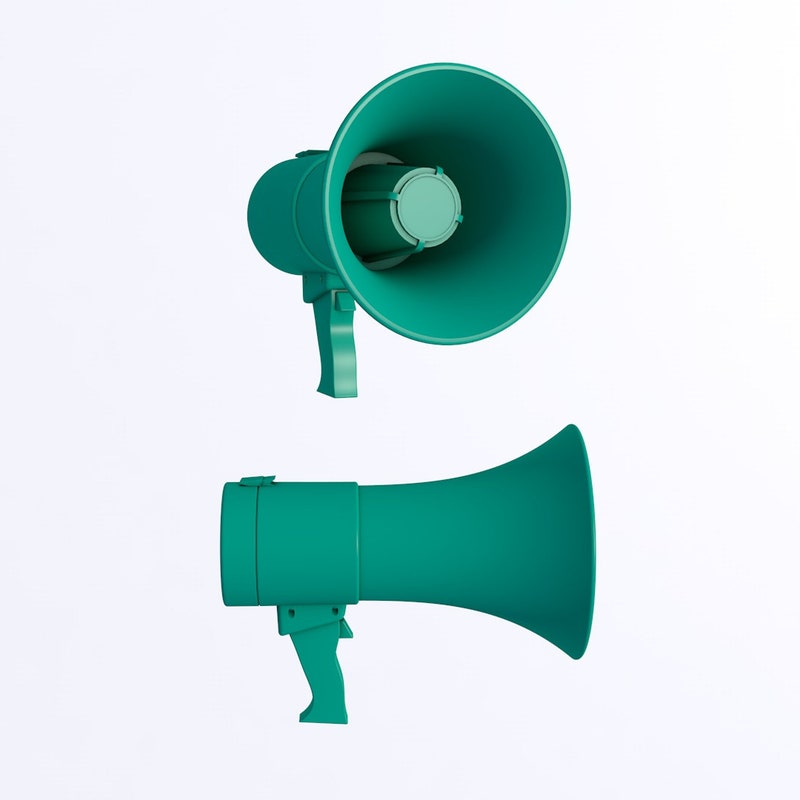 Megaphone 3d File - Etsy