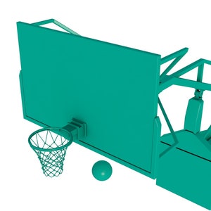 Basketball Hoop Stl File / Printable Stl File for 3d Printers, Home ...