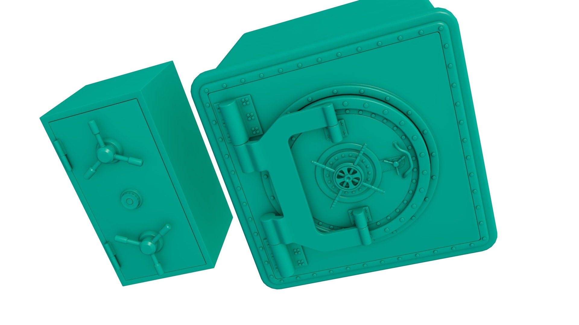 Steel Bank Safe Stl File / Printable Stl File for 3d Printers, Home ...