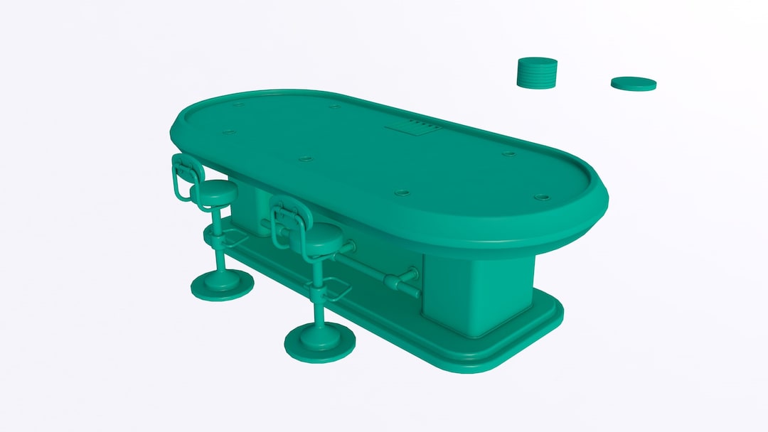 Poker Table Stl File / Printable Stl File for 3d Printers, Home ...