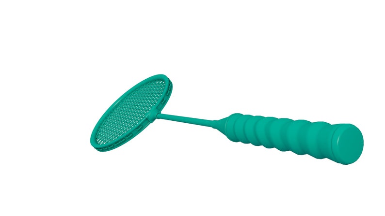 Badminton Racket Stl File / Printable Stl File for 3d Printers, Home ...