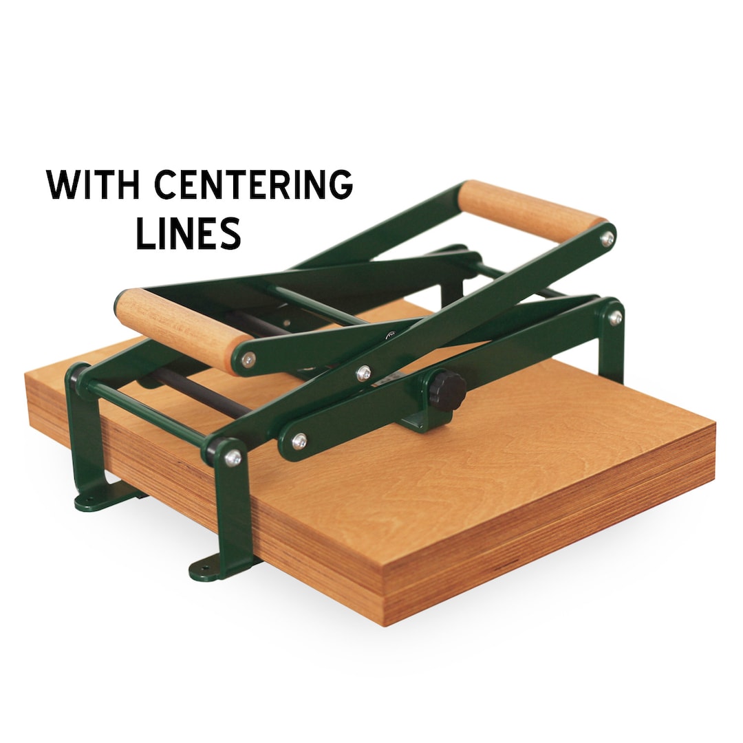 A3 Lino Printing Press: Dual Levers - Centering Lines - Portable ...
