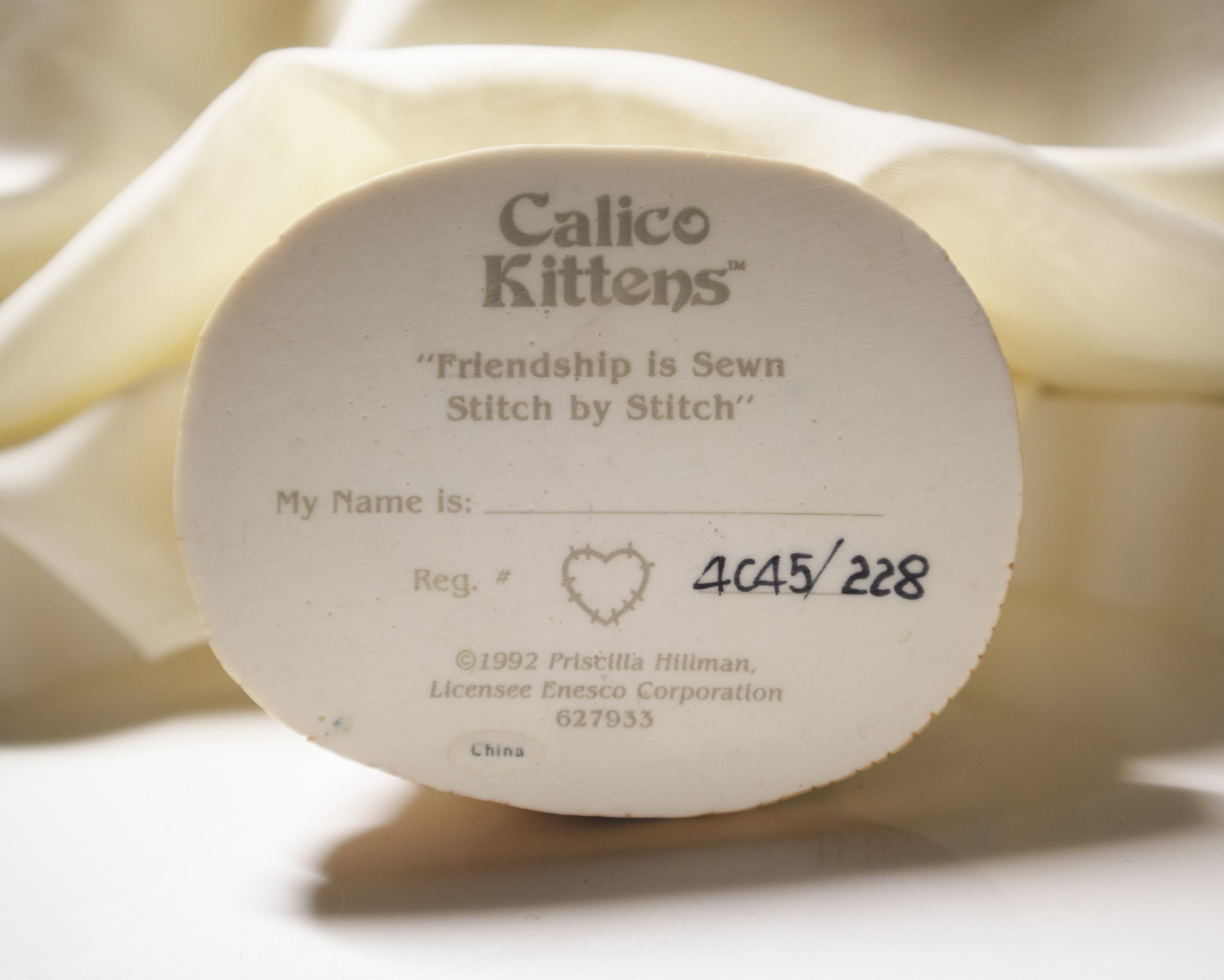 Vintage Calico Kittens Cat Figurines, Cat Vintage Decoration, Calico ...