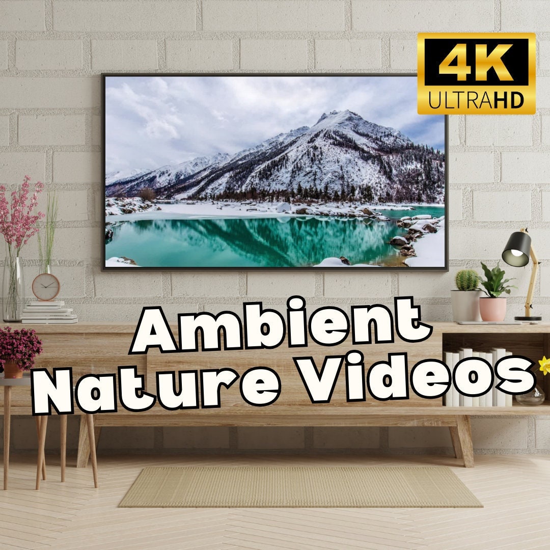 High Mountains Frame TV Landscape Screensaver Video 15-minute Loop 4K ...