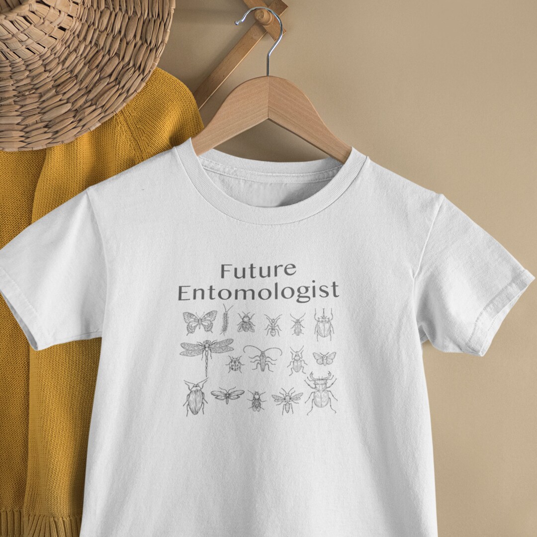 Future Entomologist Kids Heavy Cotton Tee STEM Science Shirt for Young ...