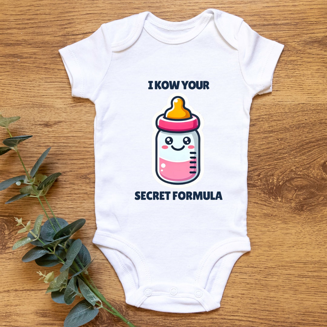 Baby Onesie I Know Your Secret Formula Cute Chemistry and Math Baby ...
