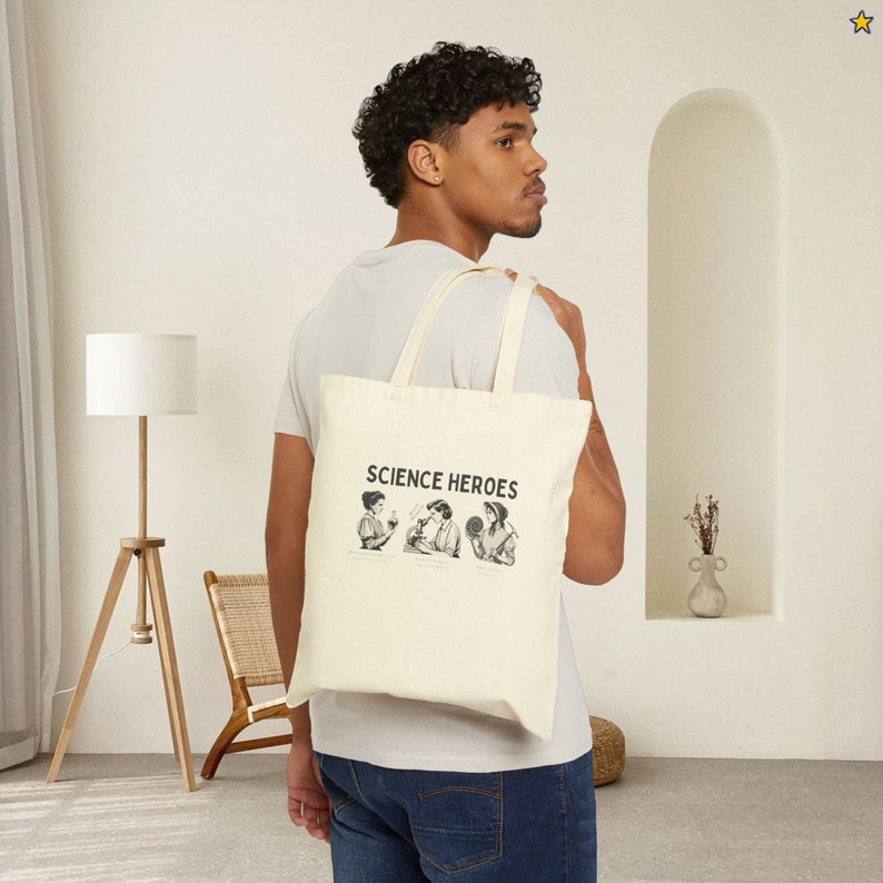 Science Heroes Tote Bag Tribute to Women in Science Durable Cotton ...