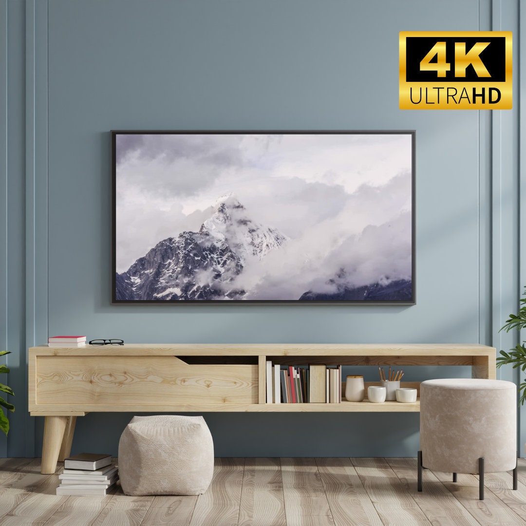 High Mountains Frame TV Landscape Screensaver Video 15-minute Loop 4K ...