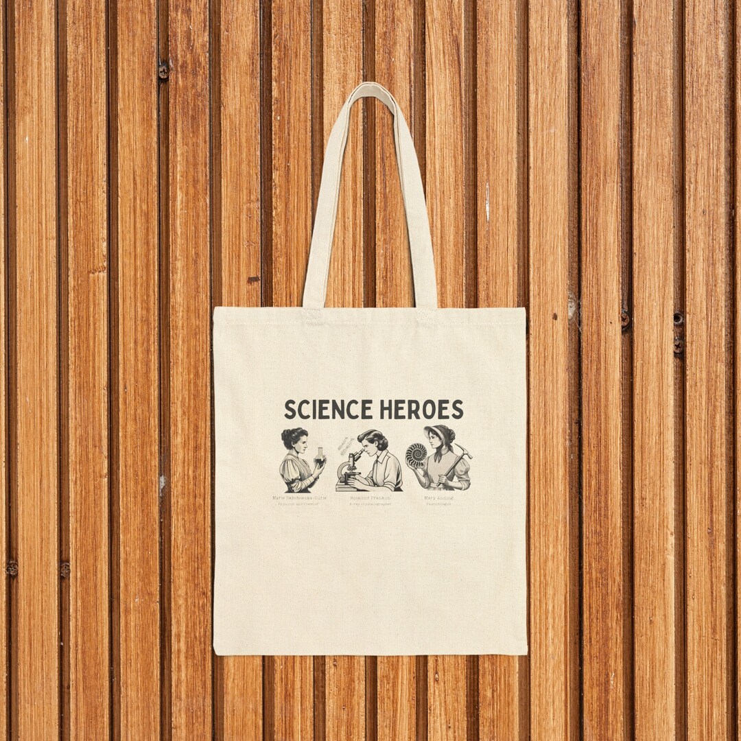 Science Heroes Tote Bag Tribute to Women in Science Durable Cotton ...
