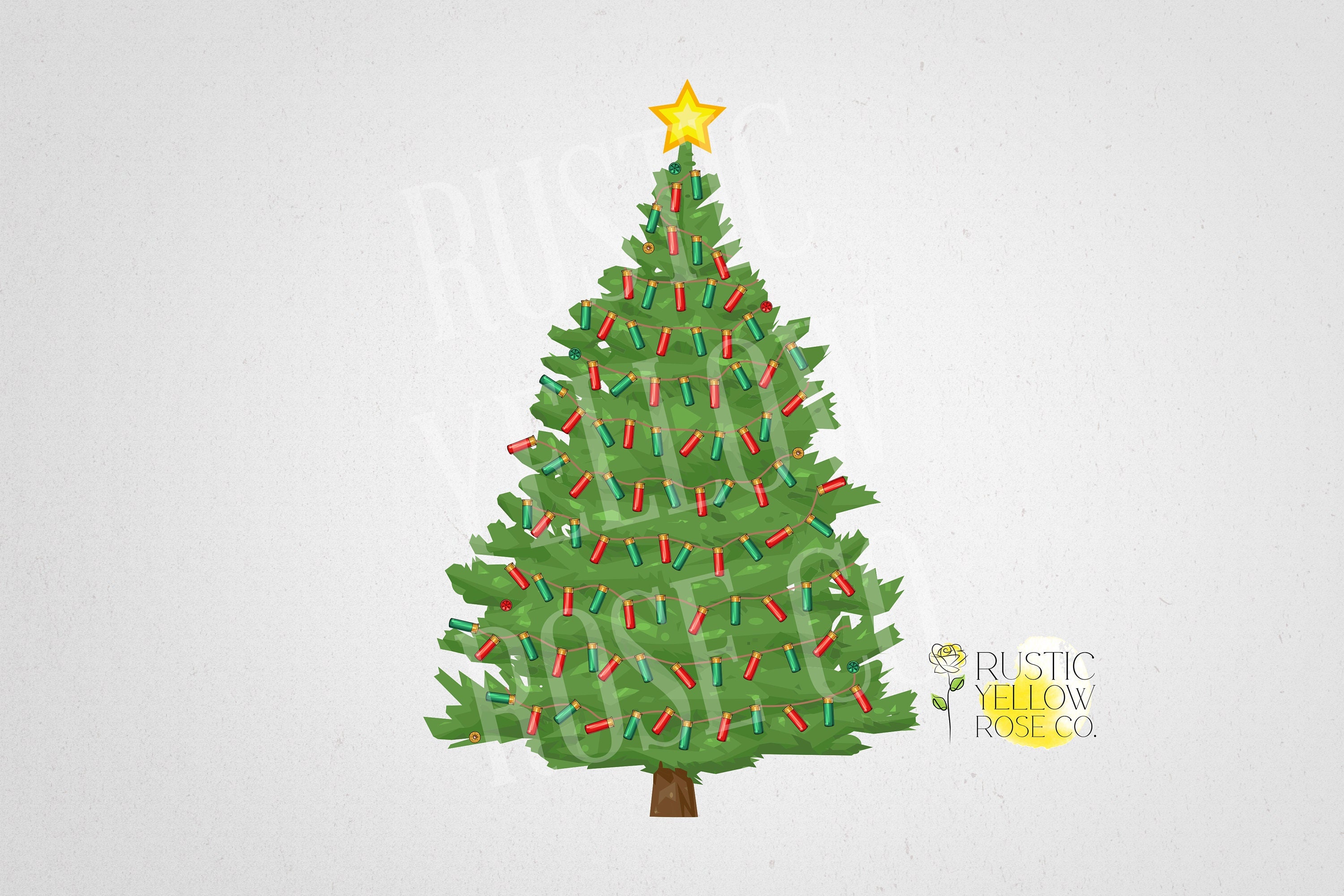 Shotgun Shell Christmas Tree | Christmas | Shotgun Shell | T-shirt ...