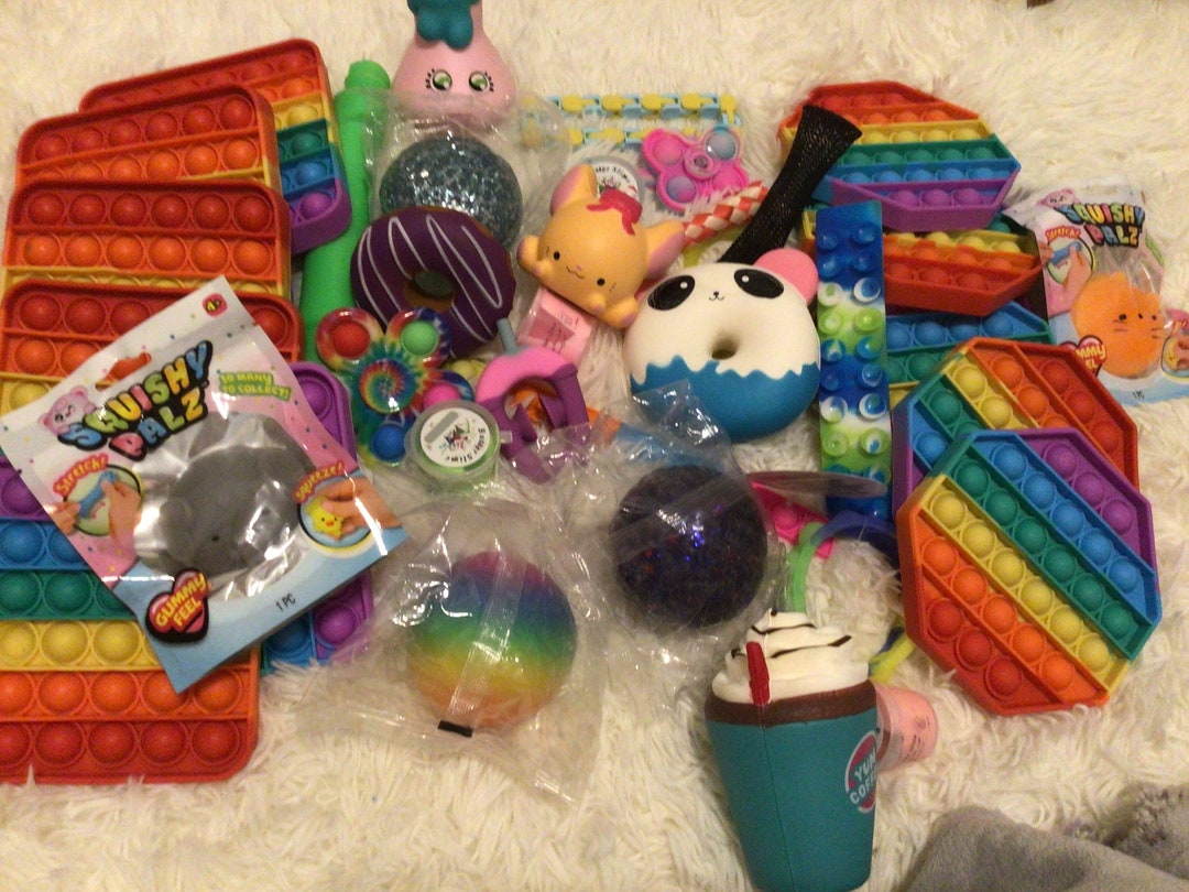 10 Pieces Fidget Mystery Box Freebies. Ages 4 - Etsy