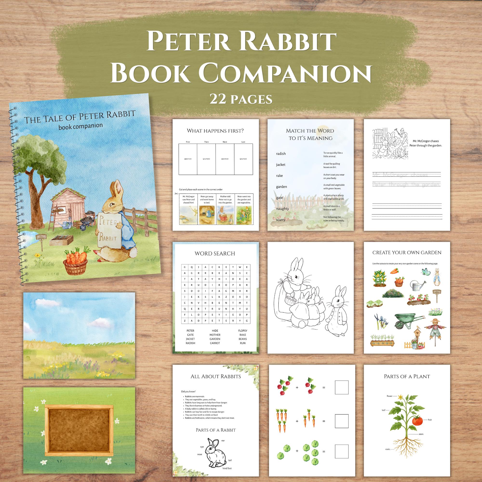 Beatrix Potter Book Companion Bundle | Peter Rabbit Unit Study ...
