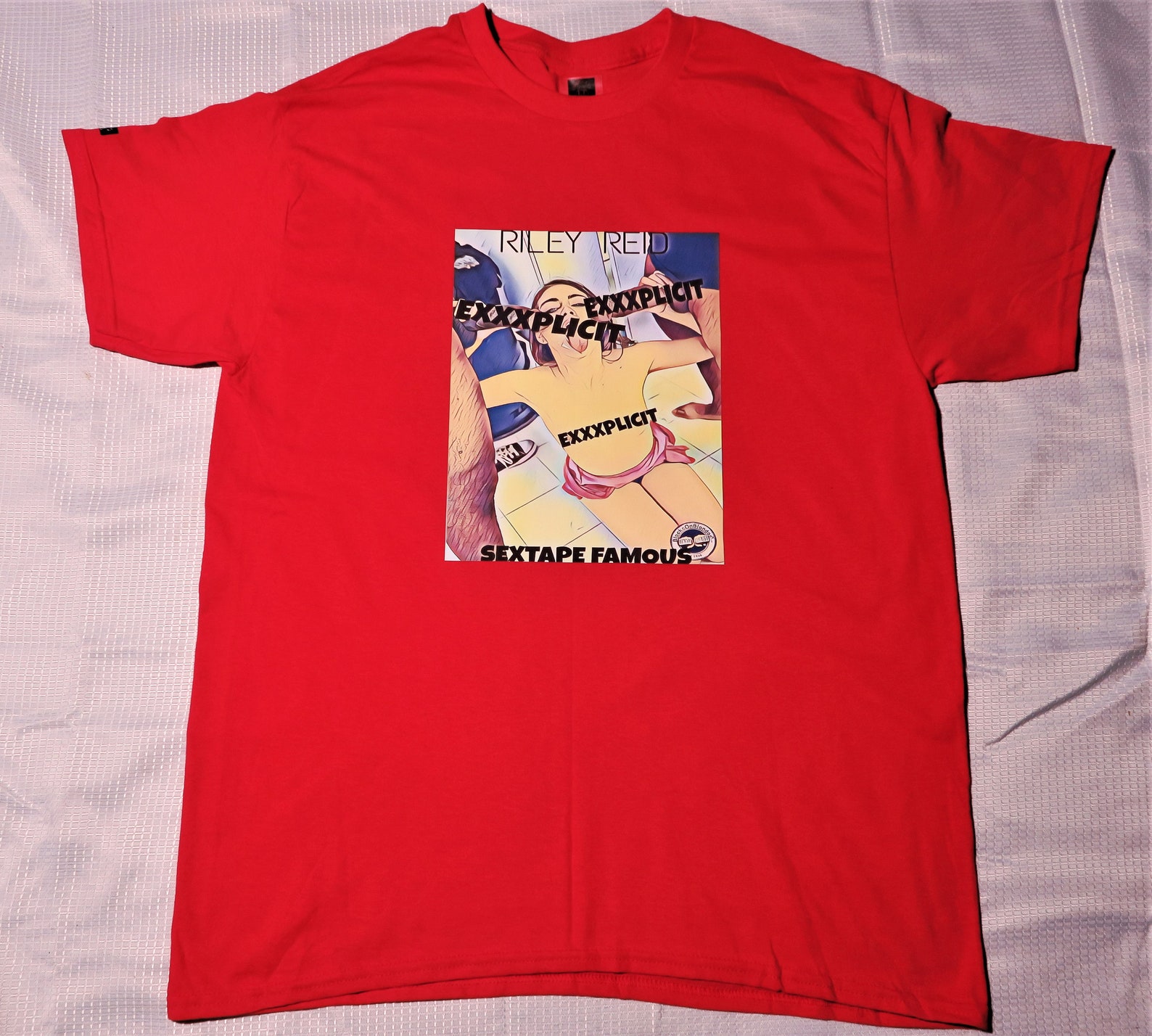 Riley Reid Sextape Famous Pornographic Graphic Art T Shirts Etsy 