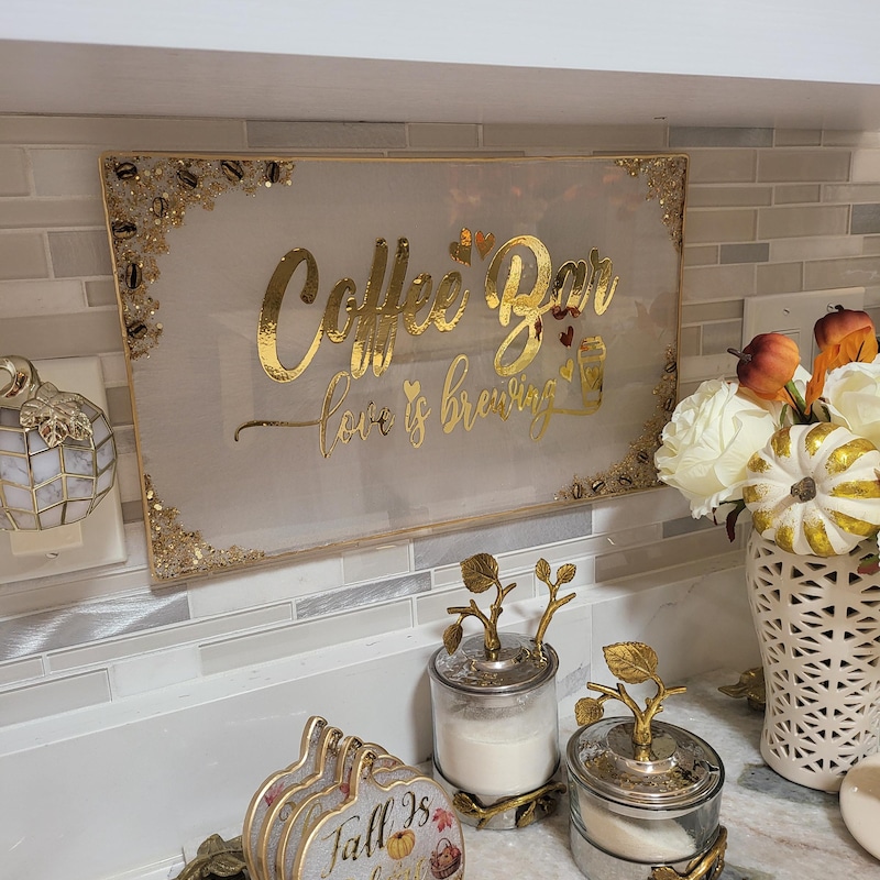 Coffee Sign Above Bar - Etsy