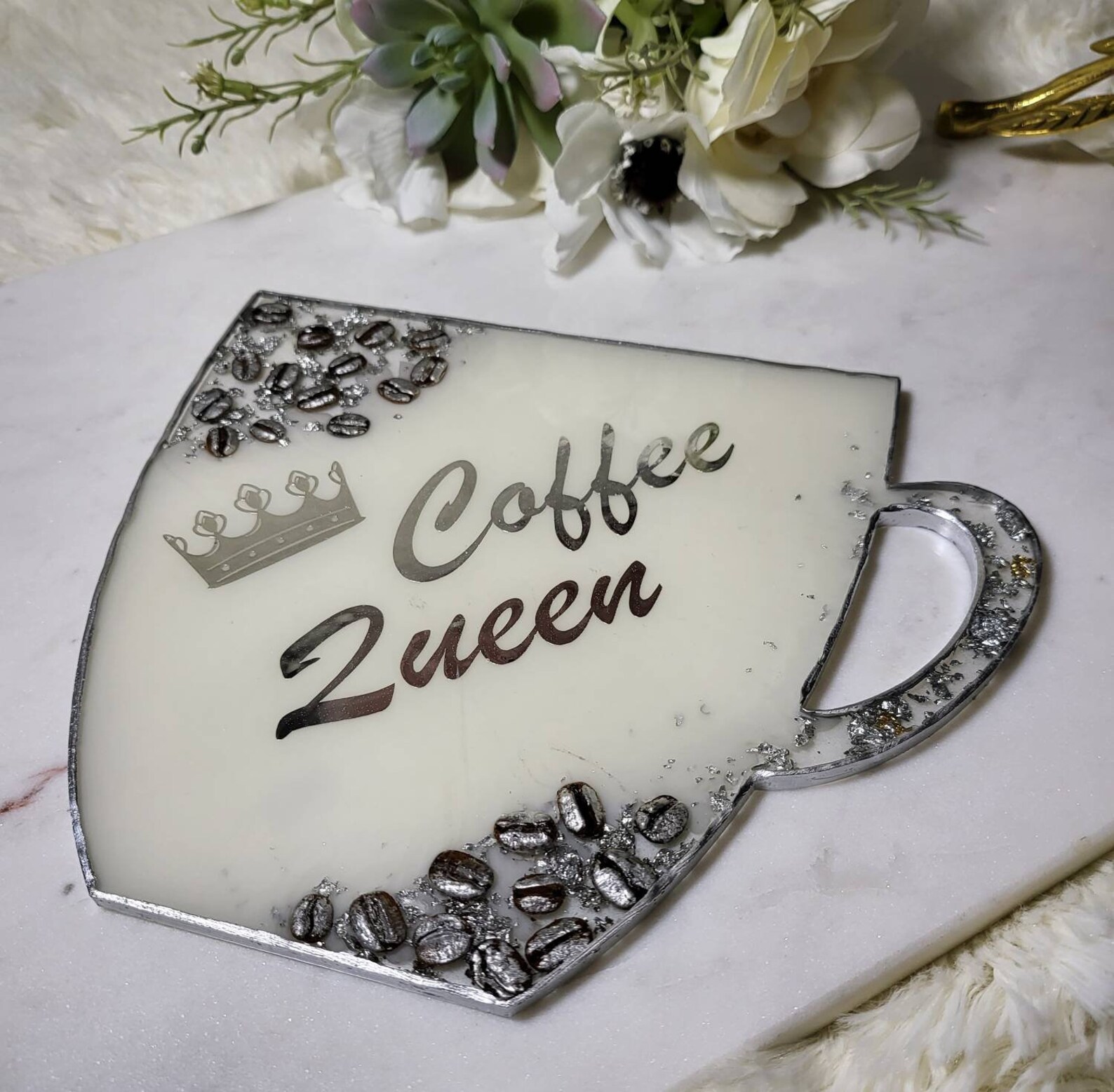 Resin Coffeetea Coasters Coffee Sign for Coffee Station & - Etsy