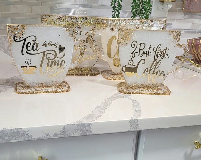 Coffee Bar Fresh Brewed Self Serve Coffee Station Sign Coffee Bar Sign ...