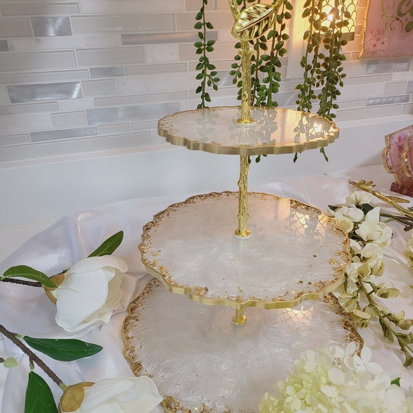 3 Tier Cake Stand - Etsy