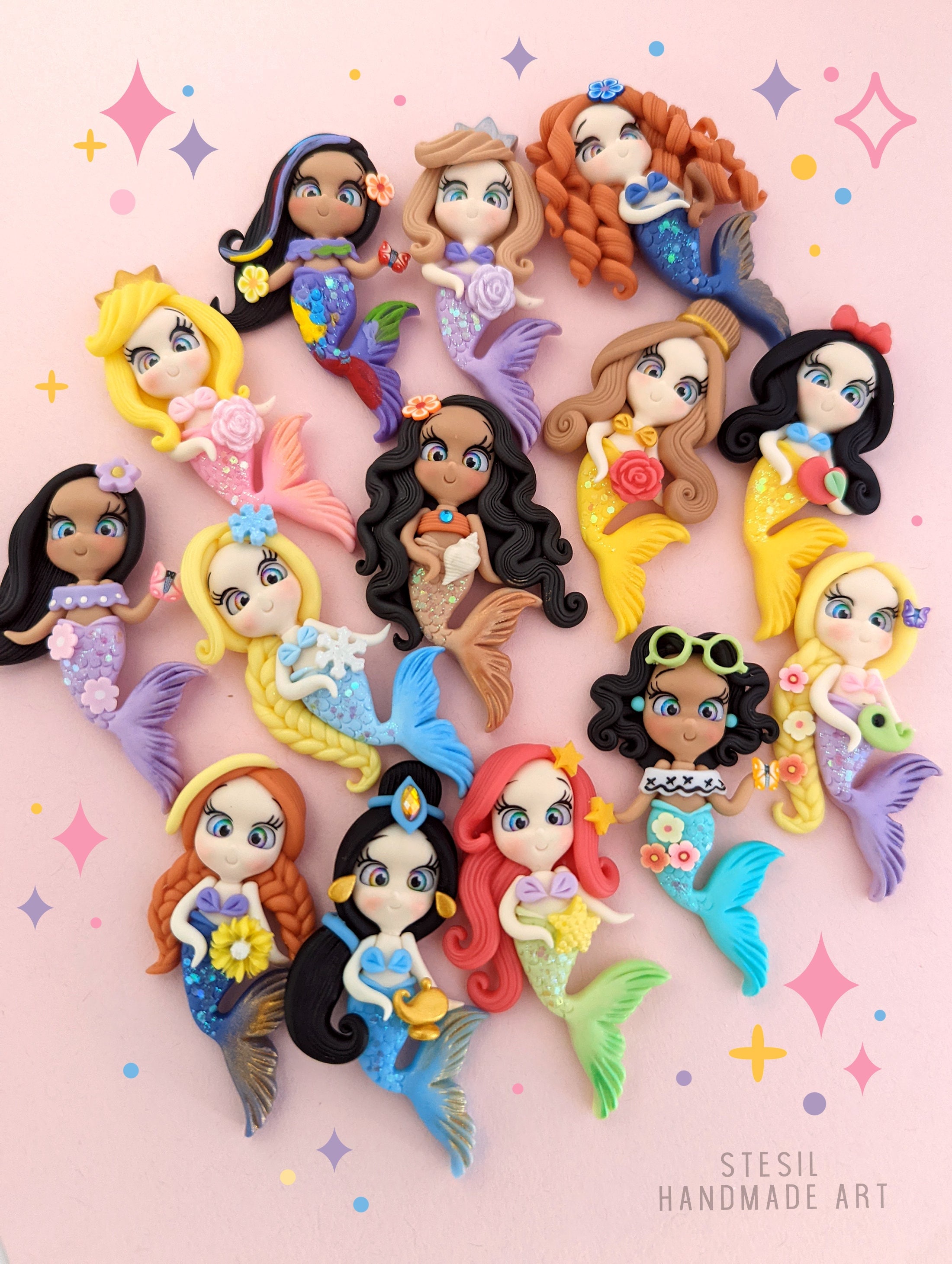 Polymer Clay Disney Princess