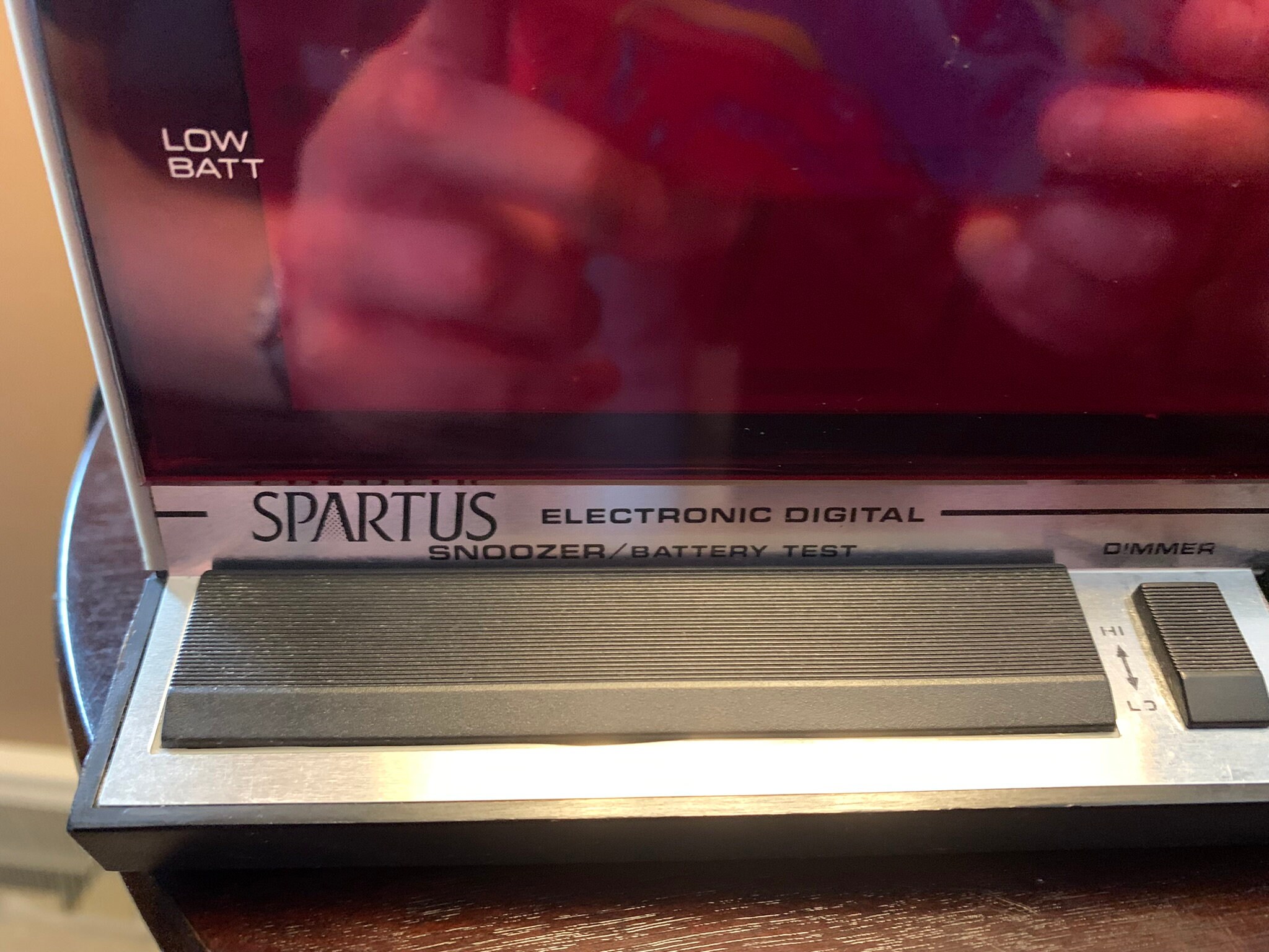 Spartus Electronic Digital Clock Vintage No. 1150 W/ 120 VAC 526N alarm ...