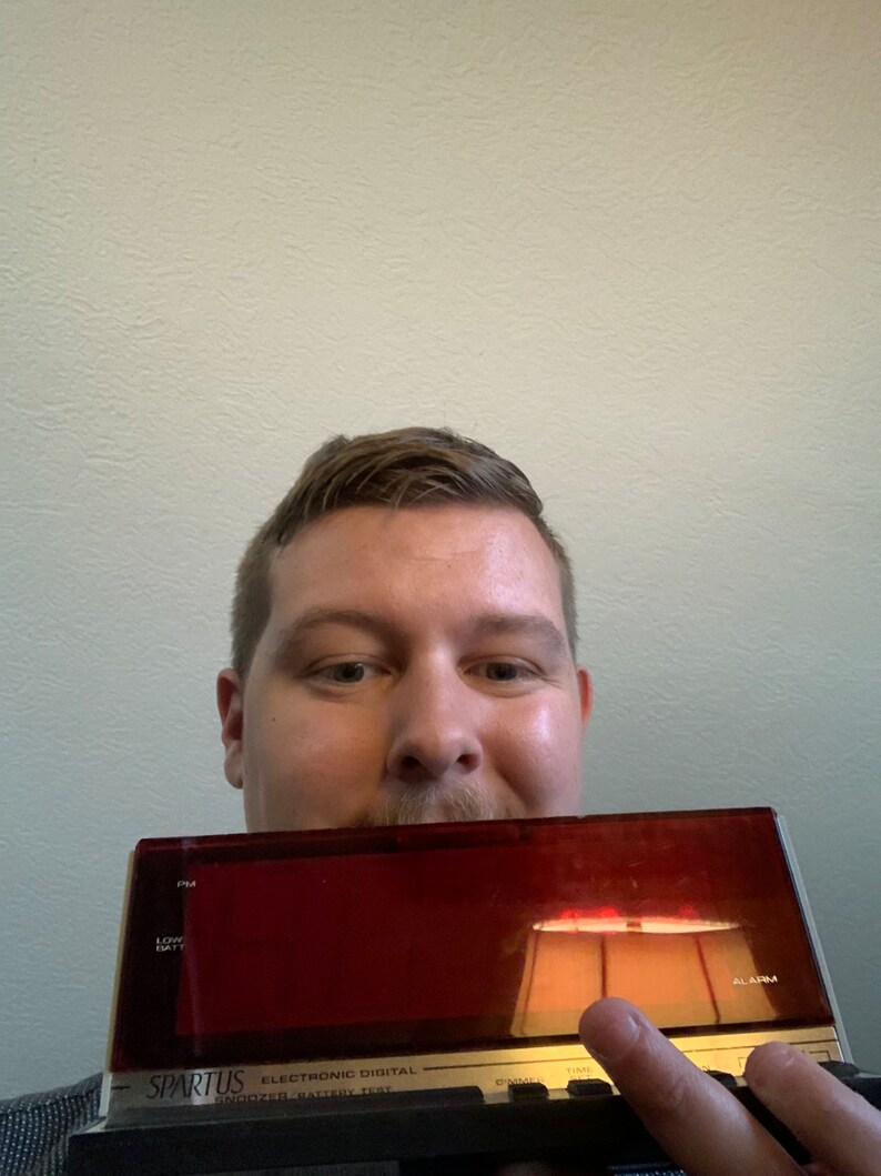 Spartus Electronic Digital Clock Vintage No. 1150 W/ 120 VAC 526N alarm ...