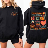 Positive Message Oversized Hoodie Mental Health Awareness Pullover ...
