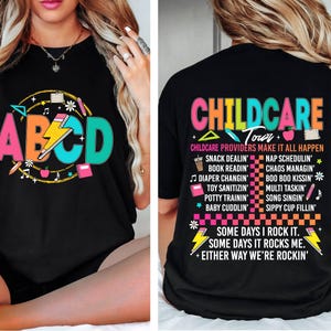 Comfort Colors© Retro Childcare Shirt, Daycare Tour Shirt,daycare ...