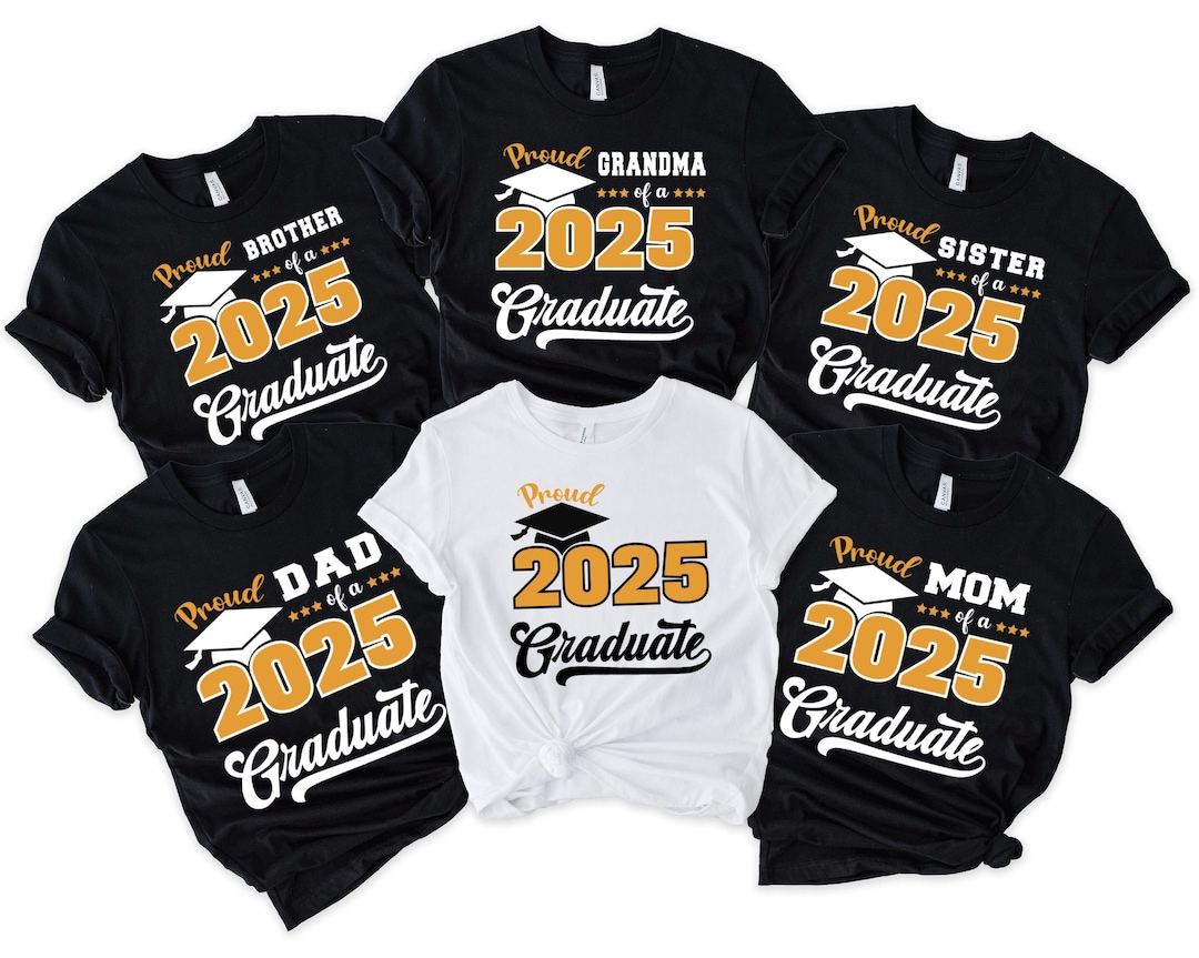 Custom Proud Family Graduate Shirts, Matching Family Graduate Shirts ...