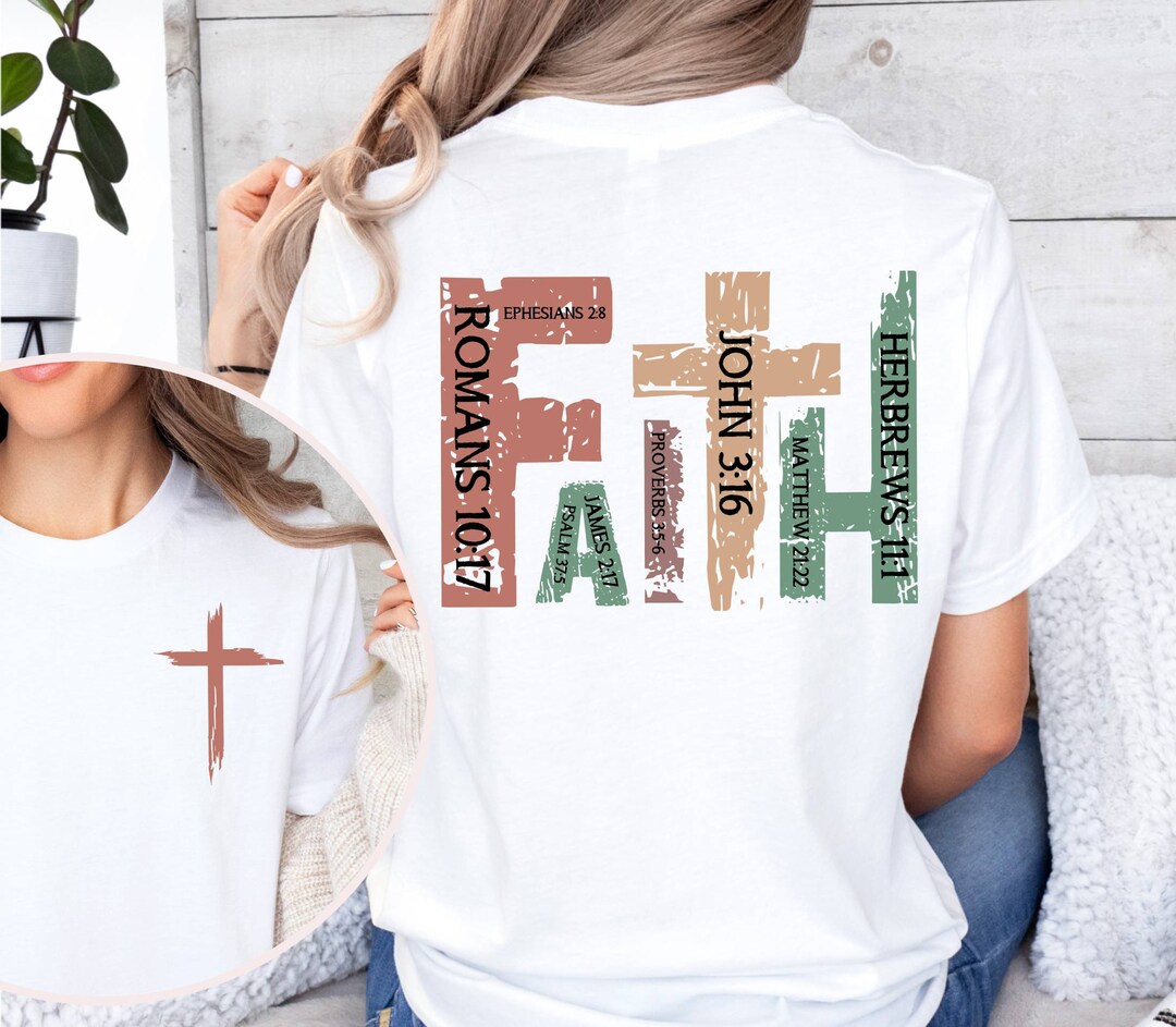 Retro Christian Shirt, Bible Verse Shirt, Religious Shirt, Retro Faith ...