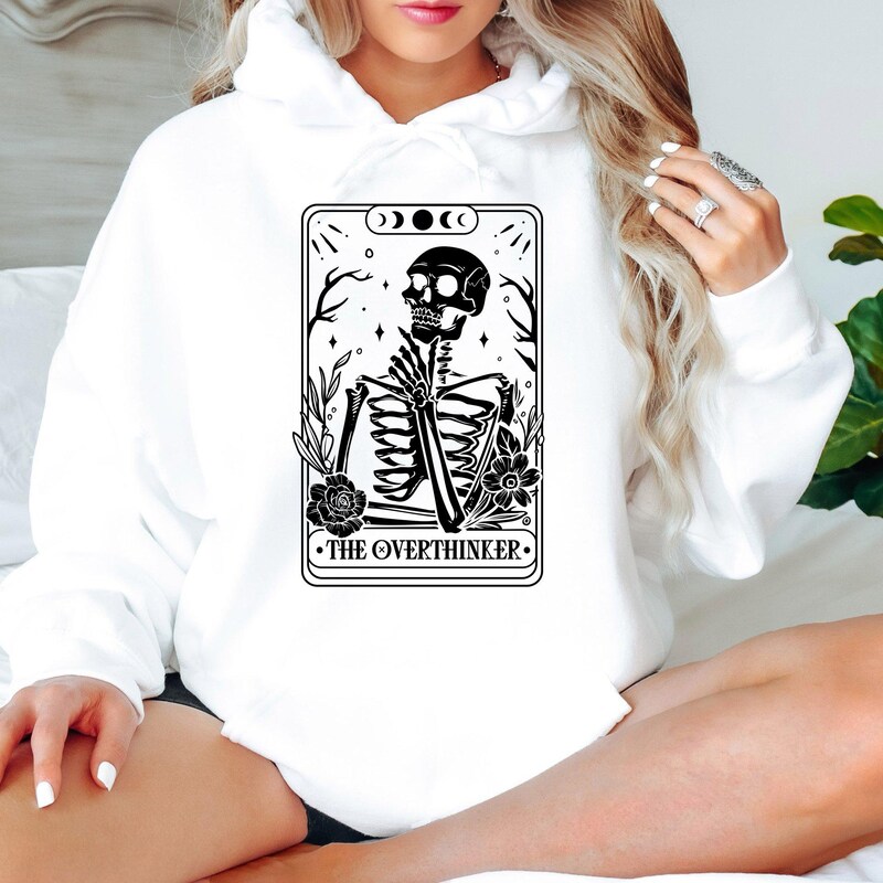 Skull Tarot Hoodies - Etsy
