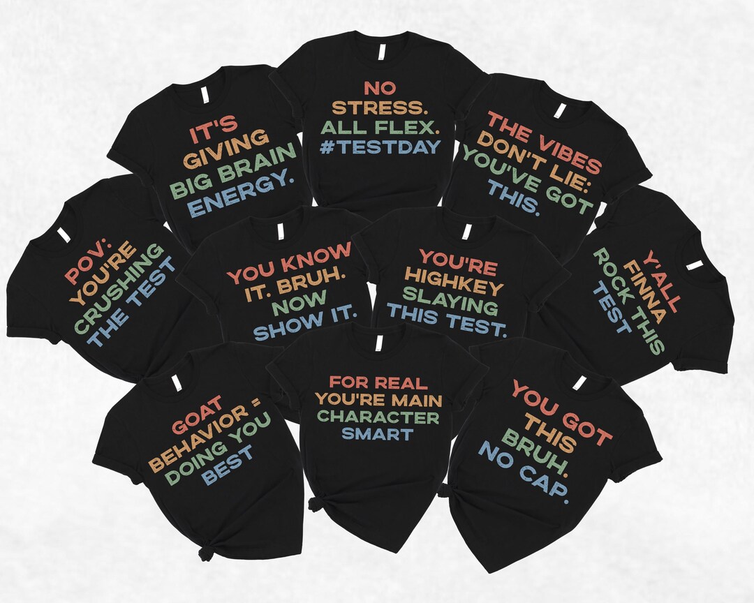 Matching State Testing Shirts,gen Z Testing Day Teacher Team Shirt ...