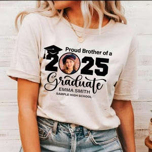 Custom Graduation 2025 Shirt,2025 Graduation Family Shirts, Proud ...