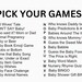 Custom Baby Shower Party Game Packet, ~ Any Theme Baby Shower Games ...