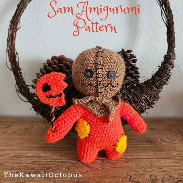 Halloween Sam Amigurumi Crochet Pattern - Etsy