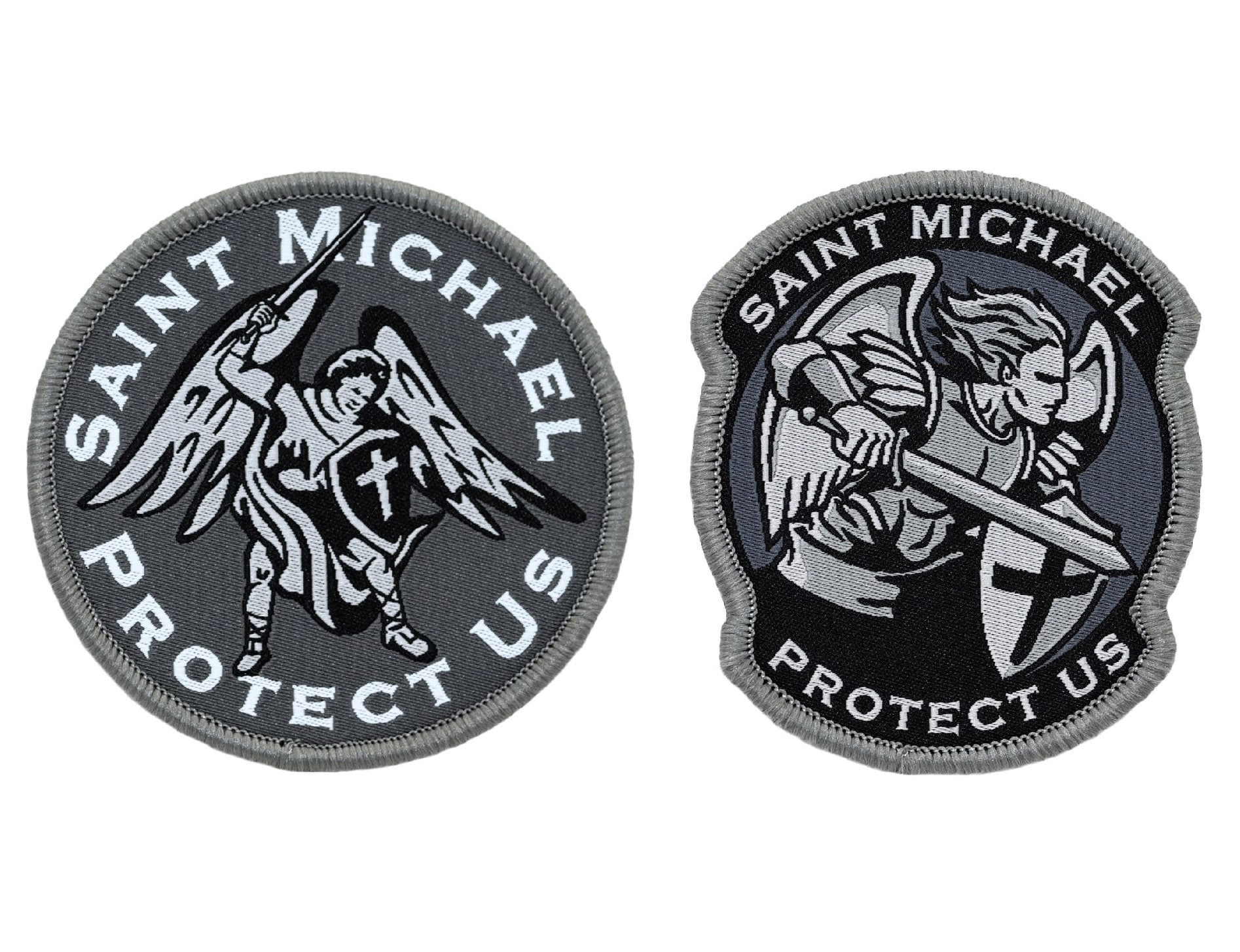 Saint Michael “protect Us” Military Tactical Patch Set (2-pack) - Etsy
