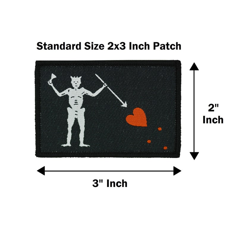 Pirate Flags jolly Roger Black Beard-edward Teach Patch Set - Etsy
